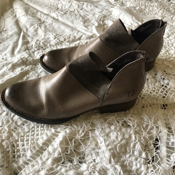 Born | Shoes | Born Booties W Zipper Heel Size 8 | Poshmark